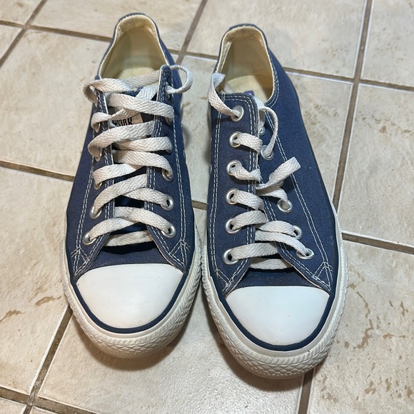 Converse | Shoes | Converse Navy Blue Sneakers | Poshmark